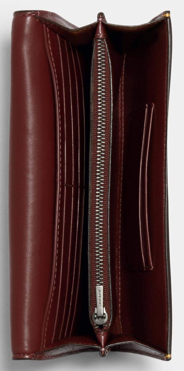 Coach Women's Jade Chain Leather Crossbody Purse Handbag in Colorblock Signature Canvas