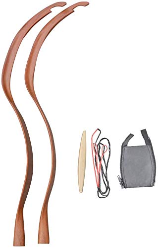 AMEYXGS Traditional Recurve Bow Hunting 20lbs Longbow Detachable Archery Mongolian Horsebow for Beginner Archery Recurve Bow (Camo)