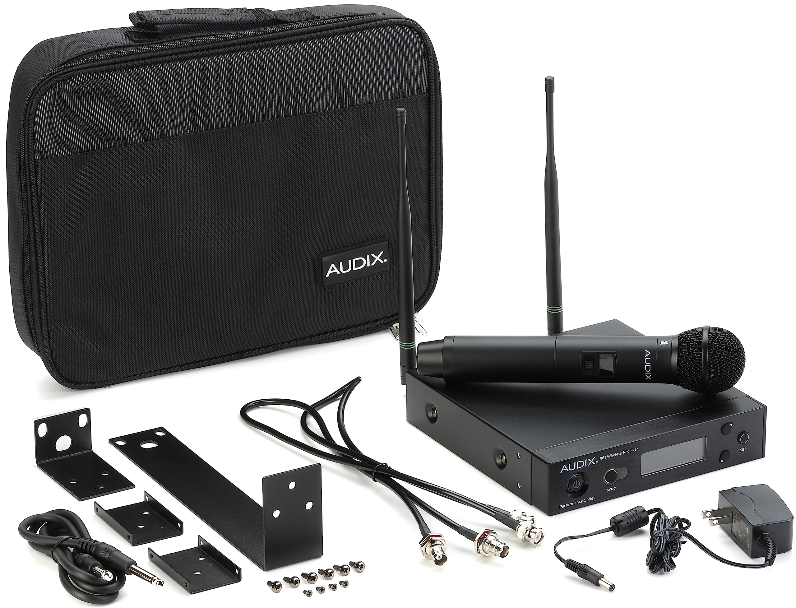 AUDIX AP61 OM2 Handheld Wireless Microphone System for Musical Performances and Public Speaking