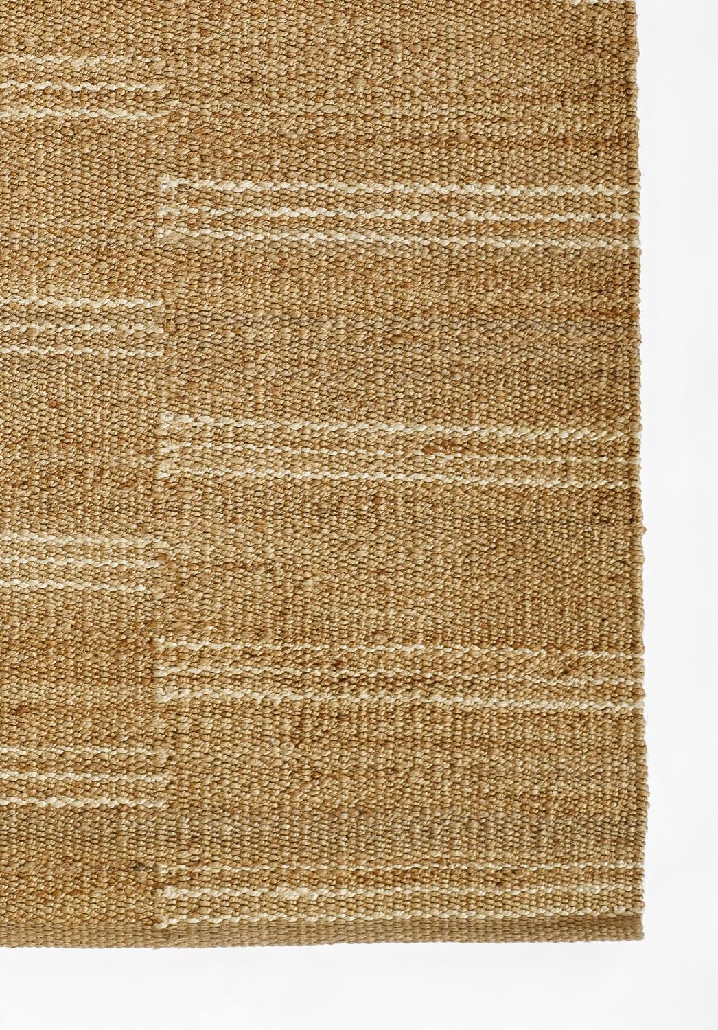 Erin Gates Crescent Striped 2' x 3' Area Rugs with Natural CRESCCRE-1NAT2030