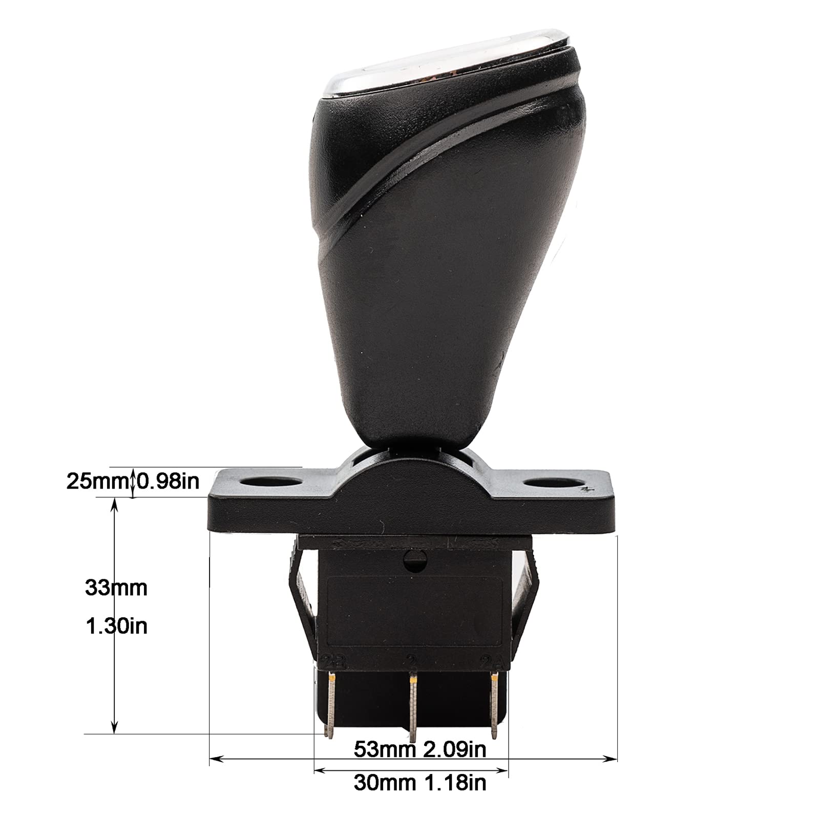 Kids Toy Electric Bumper Car On The Car Forward and Backward Switch, Children Rotate 360 Degrees Toy Car Push Rod Shift Automatic Reset Switch Replacement Parts