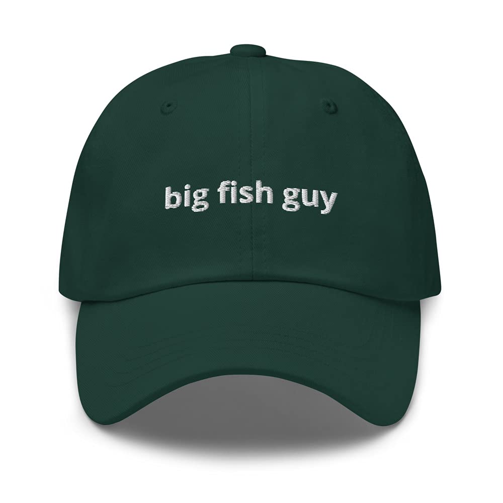 Big Fish Guy Original Dad Hat for Fishermen - Funny Fishing Hat for Men
