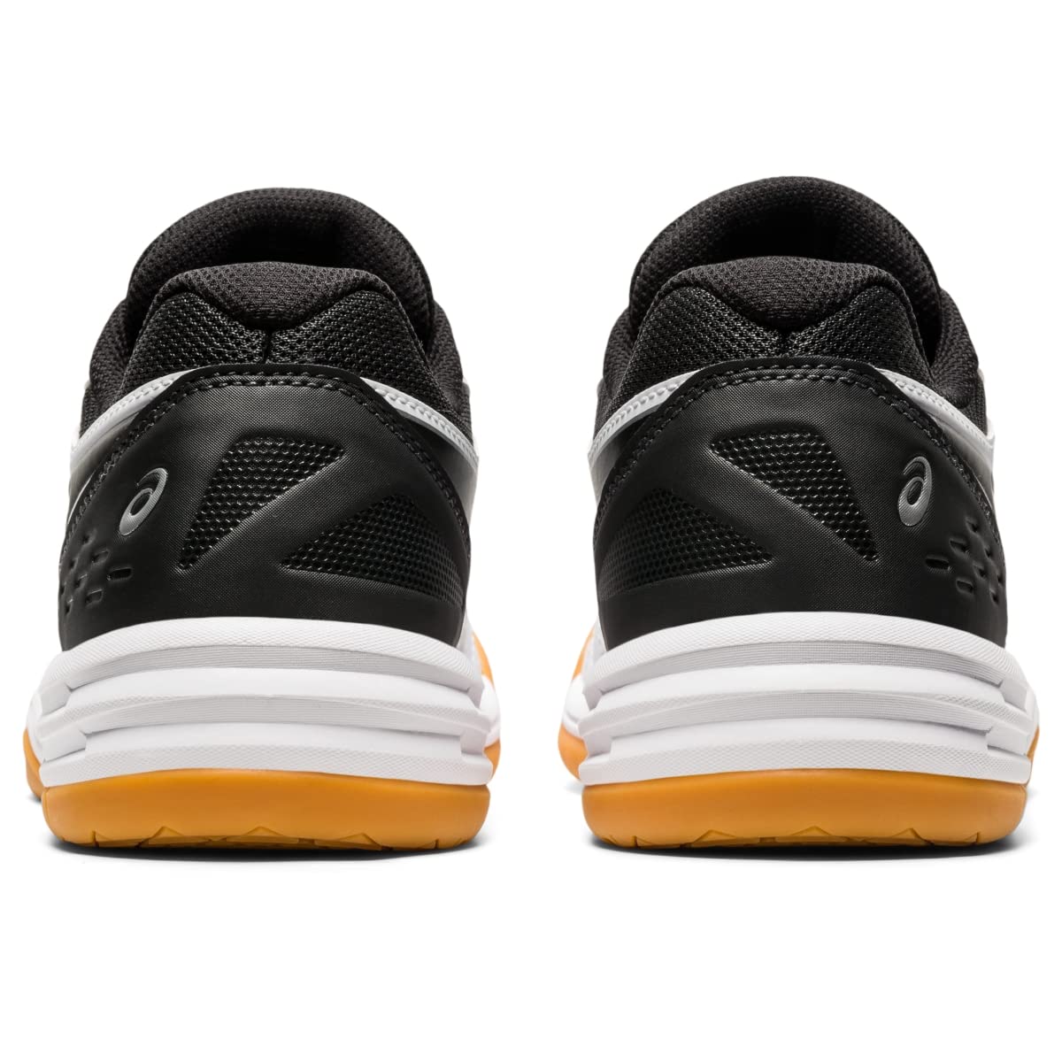 ASICS Women's Upcourt 4 Volleyball Shoes, 9, White/Black