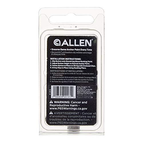 Allen Company Kisser Button, Slotted Design