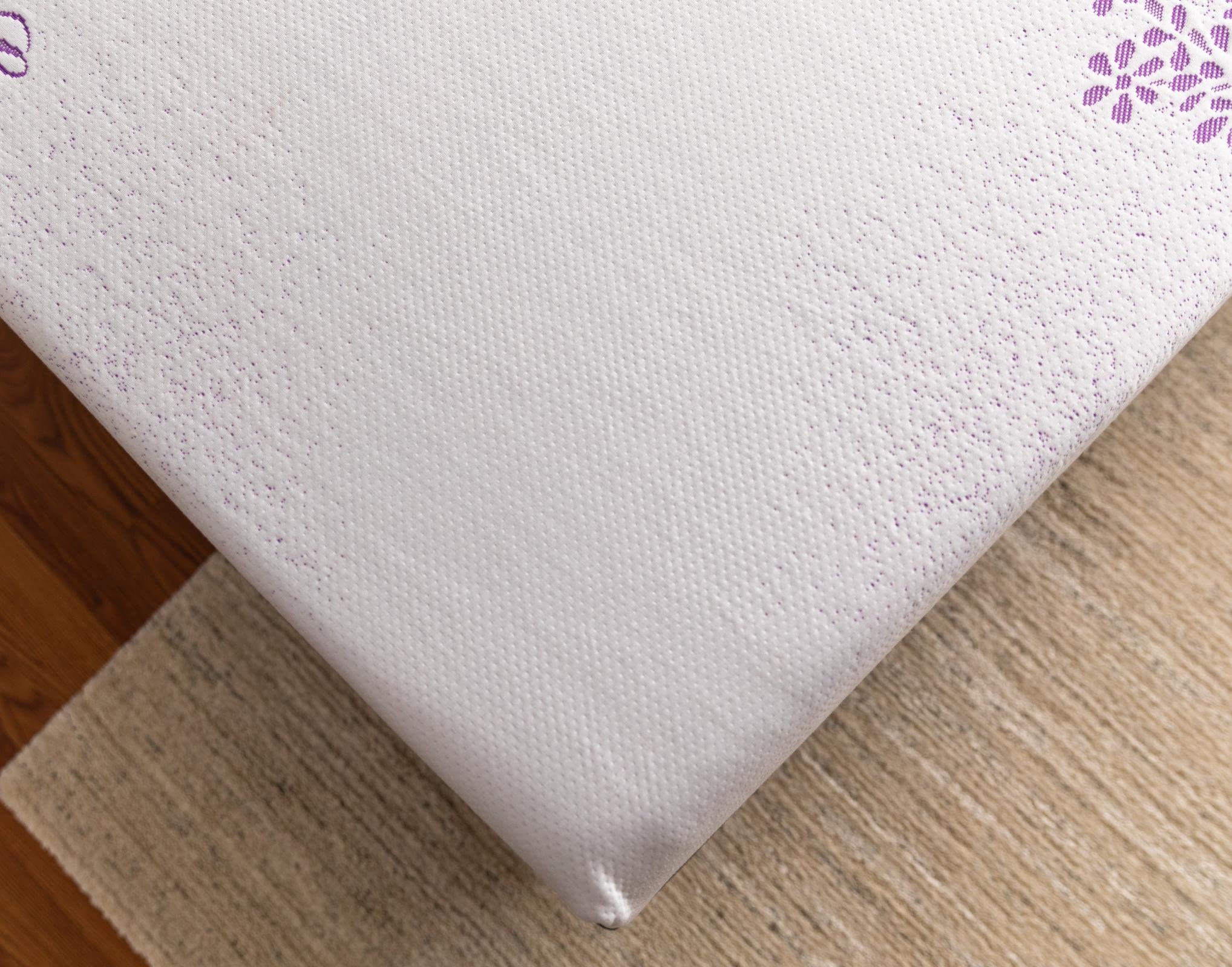 Tulo by Mattress Firm | 8 INCH Memory Foam Lavender Mattress | Medium Comfort | Pain-REDUCING Pressure Relief | King Size