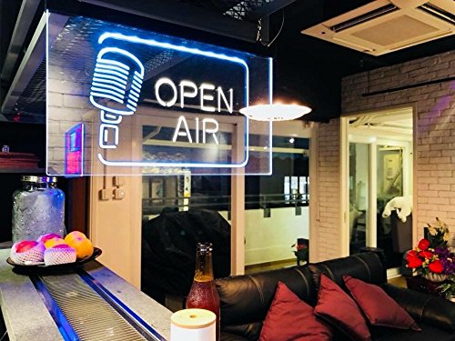 ADVPRO Streaming in Progress Display Dual Color LED Neon Sign Green & Blue 16 x 12 Inches st6s43-i4096-gb