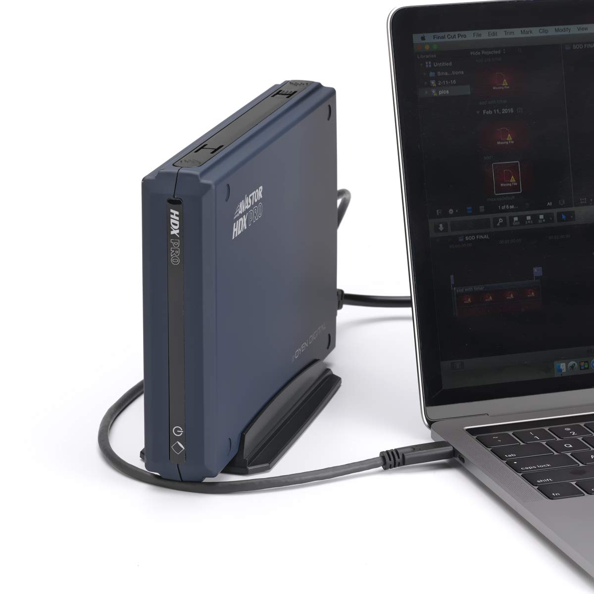 Avastor HDX Pro 10TB USB-C Enterprise 7200RPM External Hard Drive