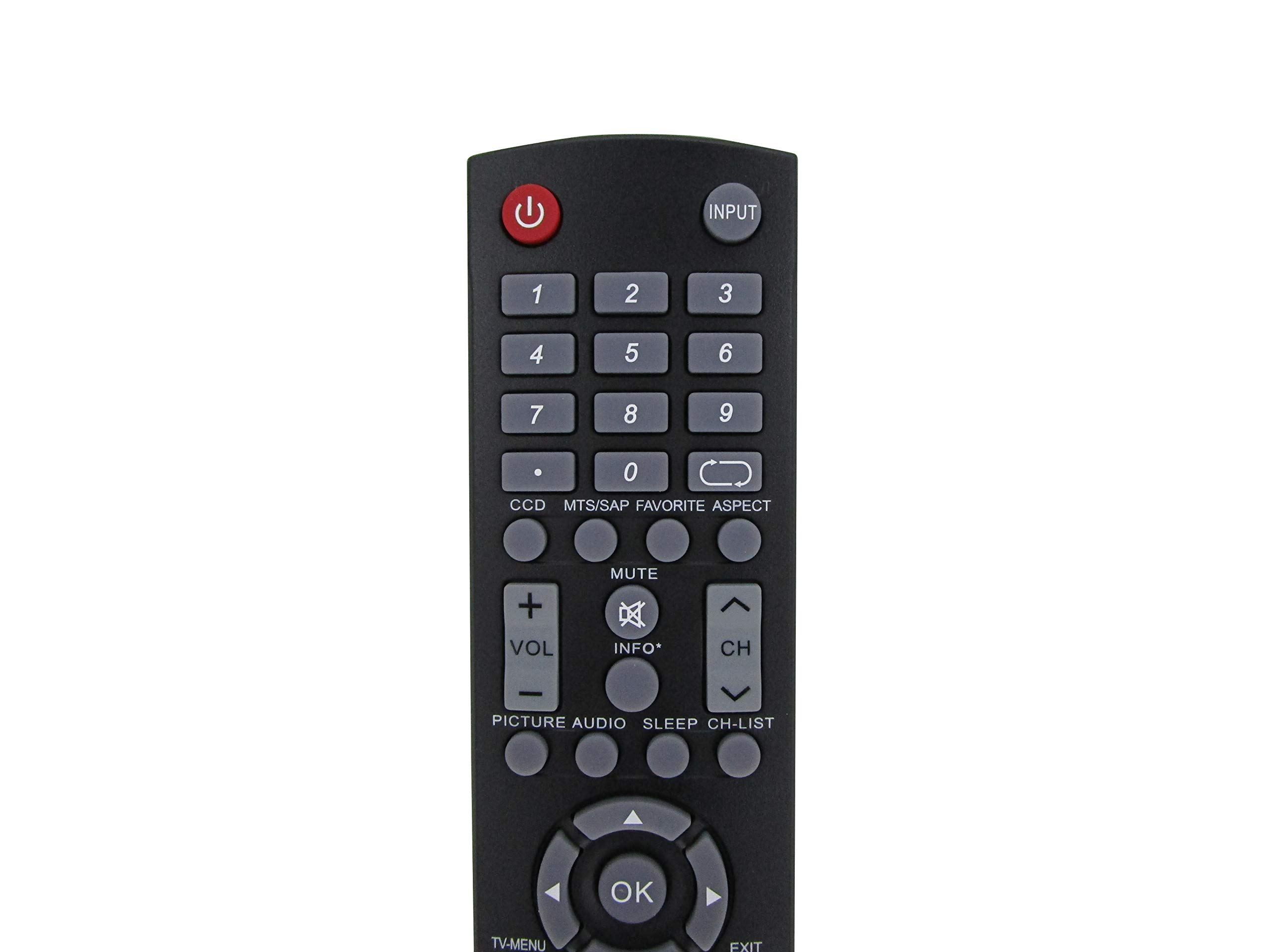 HCDZ Replacement Remote Control for Dynex DX-32LD150A11 DX-26LD150A11 DX-26LD150A11A DX-26LD150A11B DX-26LD150A11C DX-26LD150A11D LCD HDTV/DVD Combo