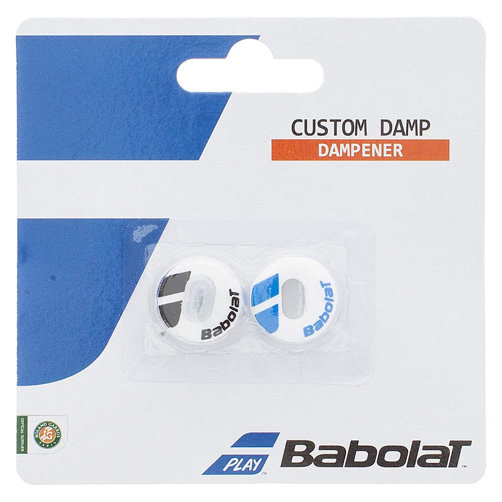 Babolat Custom Damp Vibration Dampener - White/Blue