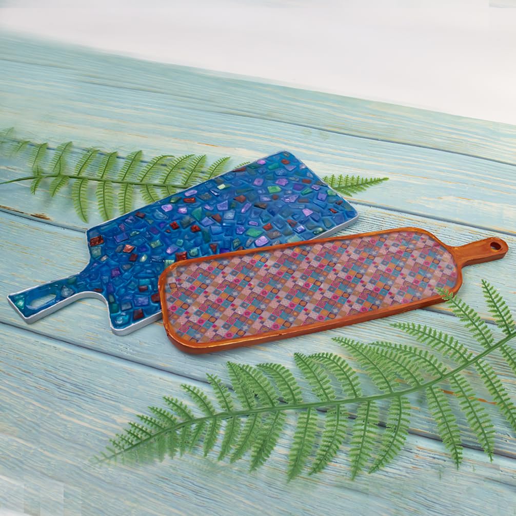 Cheese Board Epoxy Resin Mold with Handles 13 inch Paddle