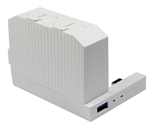 Amazon Basics Controller Battery Pack Charger For Xbox One S Console - White (Not compatible with Xbox One S All-Digital Edition Console)