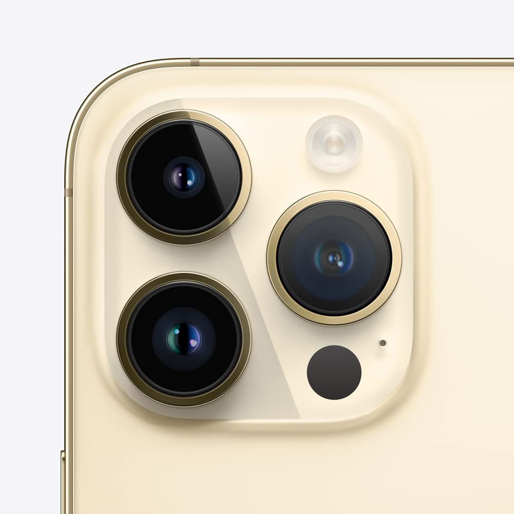 Apple iPhone 14 Pro Max, 128GB, Gold - Unlocked (Renewed Premium)