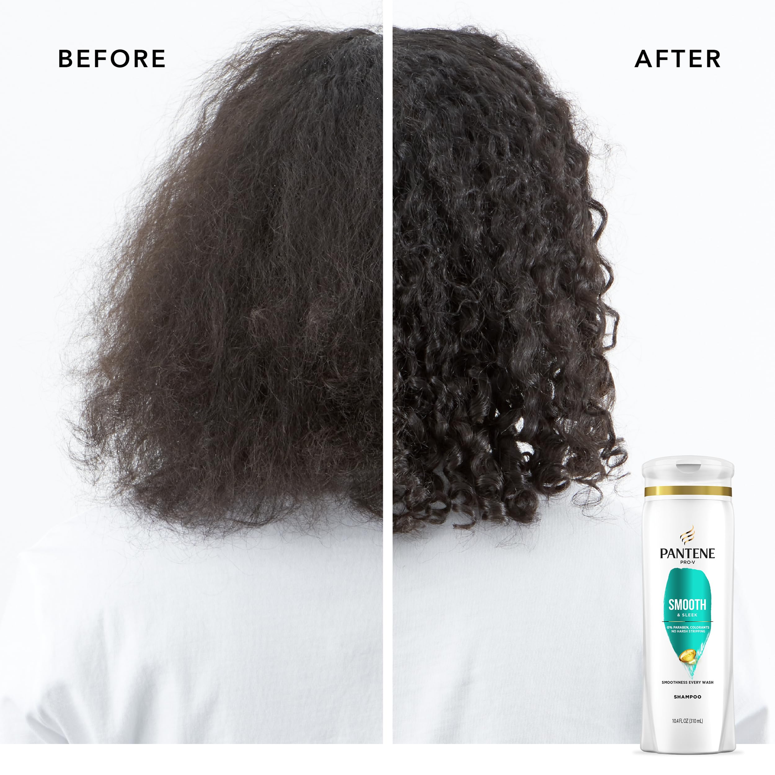 Pantene Pro-V Smooth & Sleek Duo Set Shampoo & Conditioner 12-12.6 Fl Oz