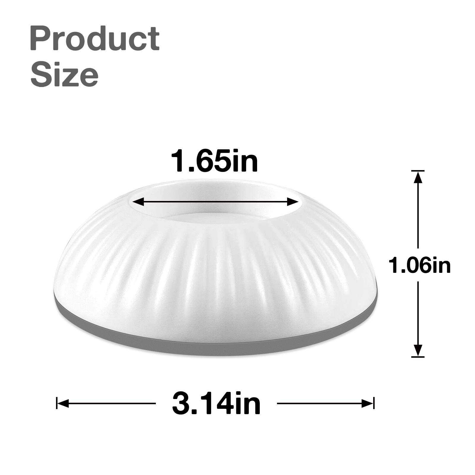 Baby Gate Wall Protector, 4PCS Protect Walls & Doorways from Child, Pet & Dog, Pressure Mounted Safety Gates Wall Cups