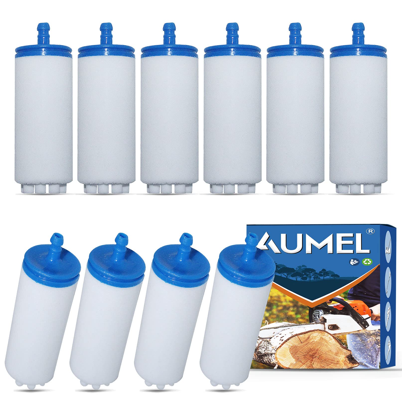 AUMEL 506264101 10pcs/lot Fuel Filter Kit for Husqvarna K650 K750 K760 K950 K960 K970 K1250 Concrete Cut-Off Saw Part.