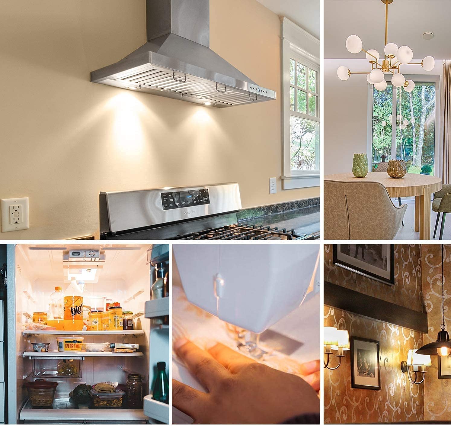 VOKWAK G8 LED Bulb GY8.6 Bi-Pin Base T4 Xenon Bulb 120Volt Microwave Light Bulb Replacement 3W(30W Halogen Equivalent) 300LM for Puck Light,Oven Light,Under Cabinet Light,3-Pack(Warm White 3000K)
