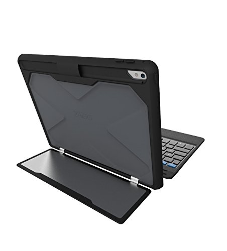 ZAGG Rugged Book Pro – Magnetic-Hinged Bluetooth Keyboard and Case for Apple iPad Pro 9.7” – Black (ID8RPK-BB0)