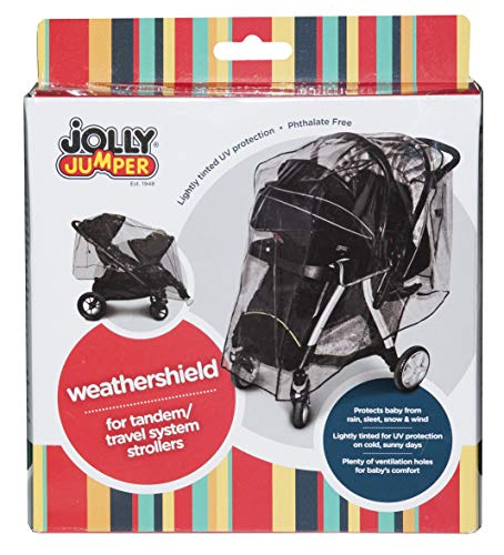 Jolly Jumper Travel System Weathershield - Protects, Baby, Large Stroller and Contents from rain and Other Elements