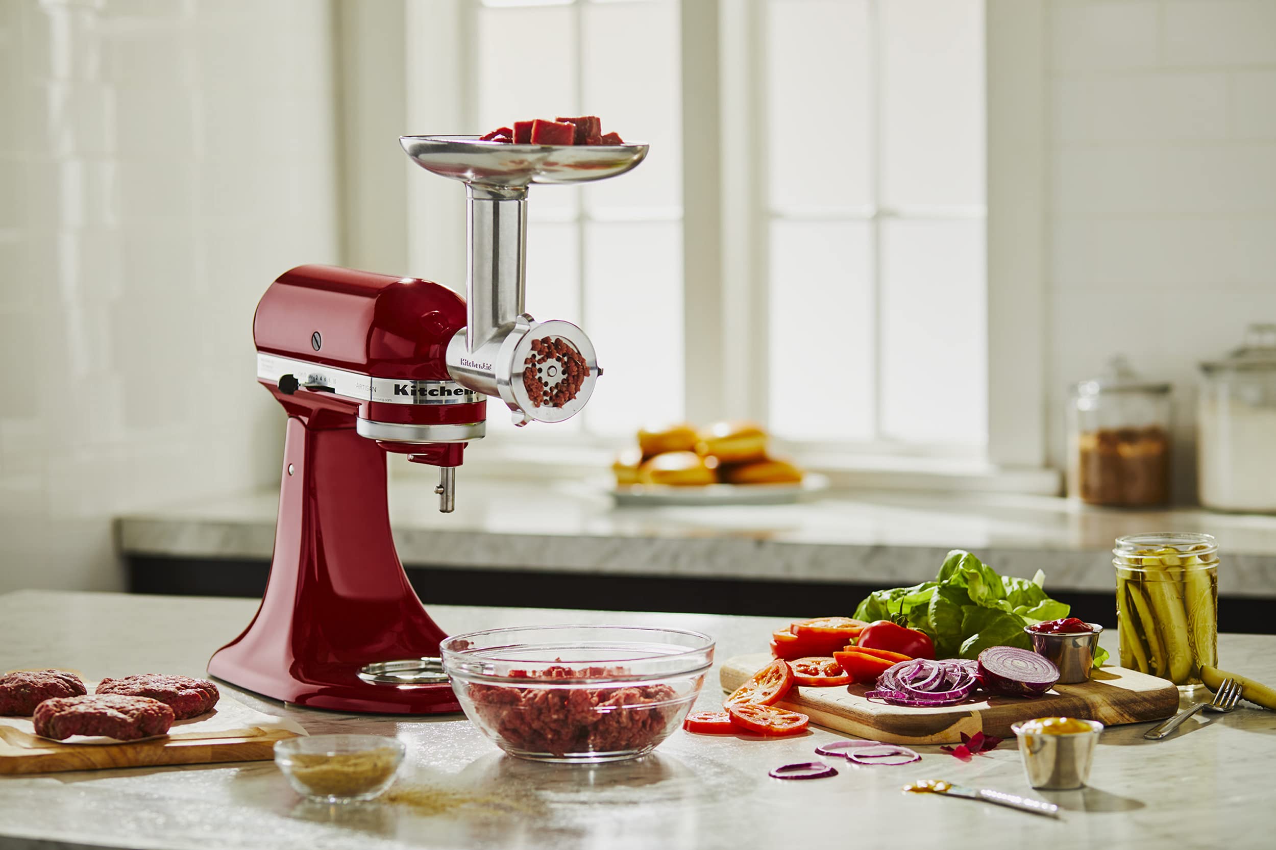 KitchenAid KSMMGAQ Metal Food Grinder Attachment