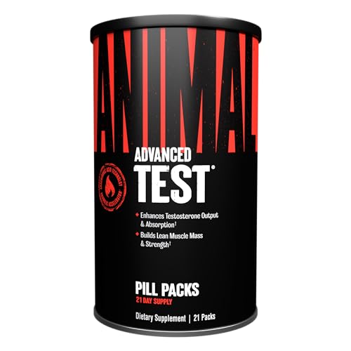 Animal Test â Testosterone Booster For Men â Arachidonic Acid, Yohimbe Bark, Trans Resveratrol, Cissus Quadrangularis â Convenient All-in-one Packs for Strength Athletes & Bodybuilders â 21 Day Cycle