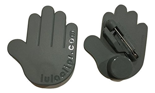 LulaClips Baby Car Seat Harness Clips (2-Pack) - Hold Buckles Open, Prevent Twisting Straps and Save Time - Easy to Install, Childproof Locking Pin - Fit All Car Seats and Carriers, Grey