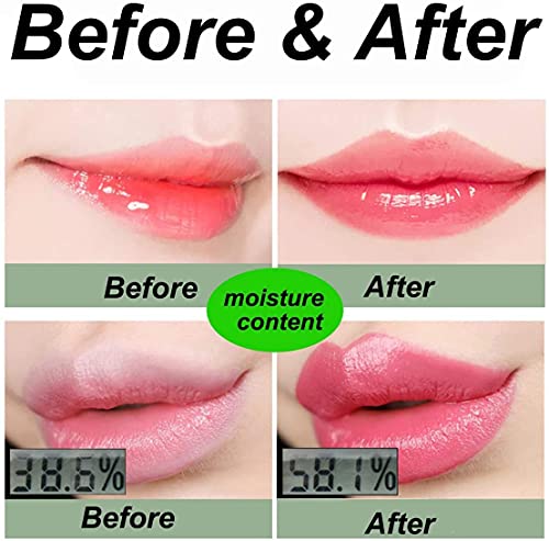 Amazfly 2 Pcs Aloe Vera Lipstick, Clear Jelly Lipsticks, Magic Temperature Color Change Lipstick Lip Blam Moisturizing Long Lasting Lip Makeup (2Pcs)