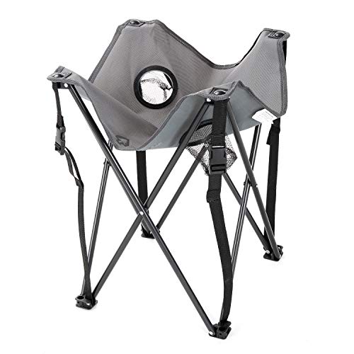 ARROWHEAD OUTDOOR 26” (66cm) Heavy-Duty Portable Camping Folding Table, 2 Cup Holders, Compact, Square, Carrying Case Included, Steel Frame, High-Grade 600D Canvas, USA-Based Support
