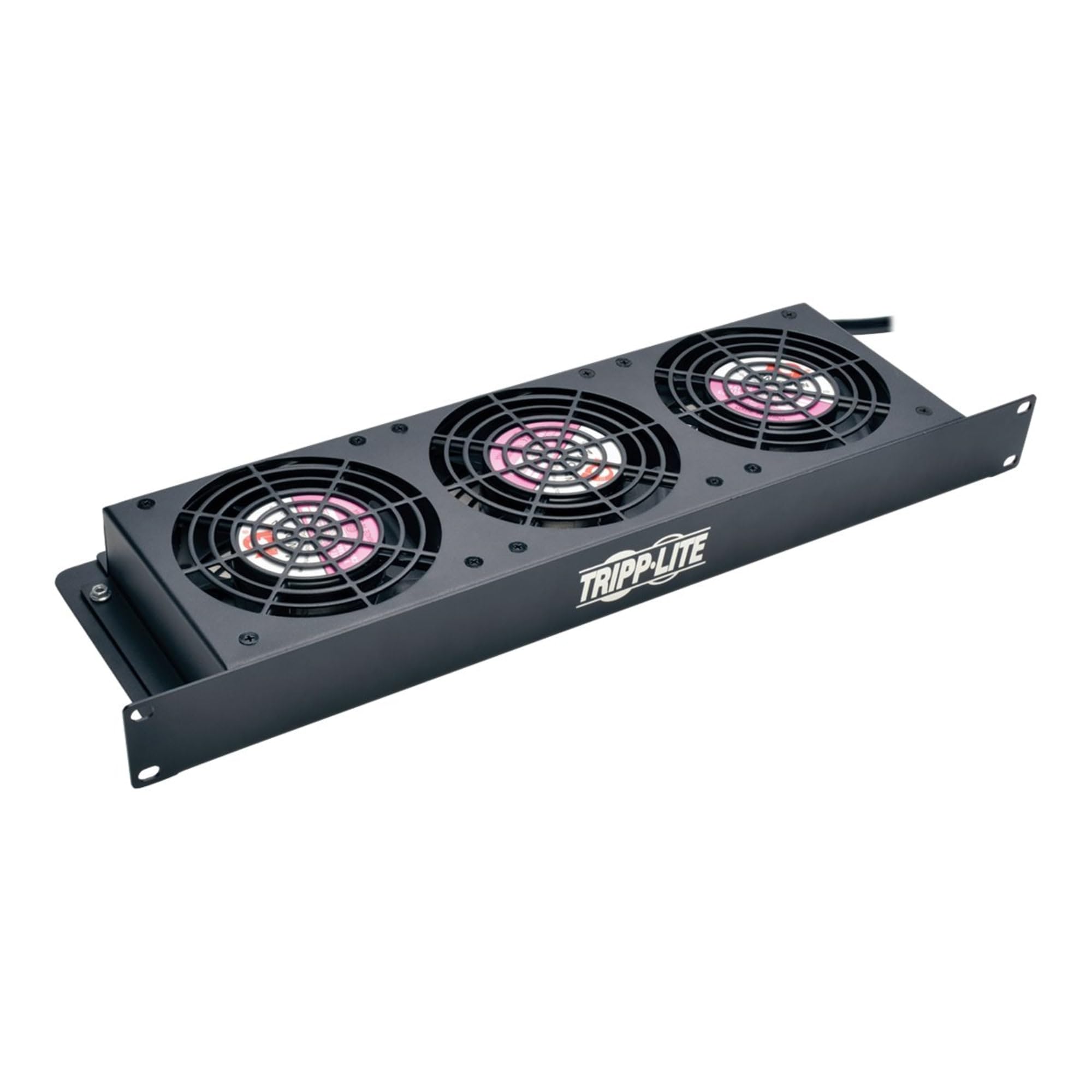 TRIPP LITE Rack Enclosure Server Cabinet 1U Cooling Fan Tray 3 120V High-Performance Fans, 210 CFM SRFAN1U,Black