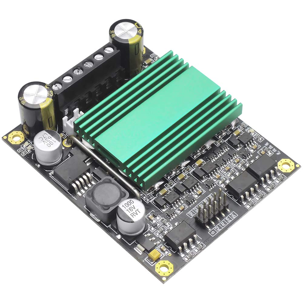 uniquegoods Ultra High Power 100A DC Drive Module Motor Speed Controller Dual Channel H-bridge Optocoupler Isolation Easy Control for Robot Chariot Competition Freescale Games