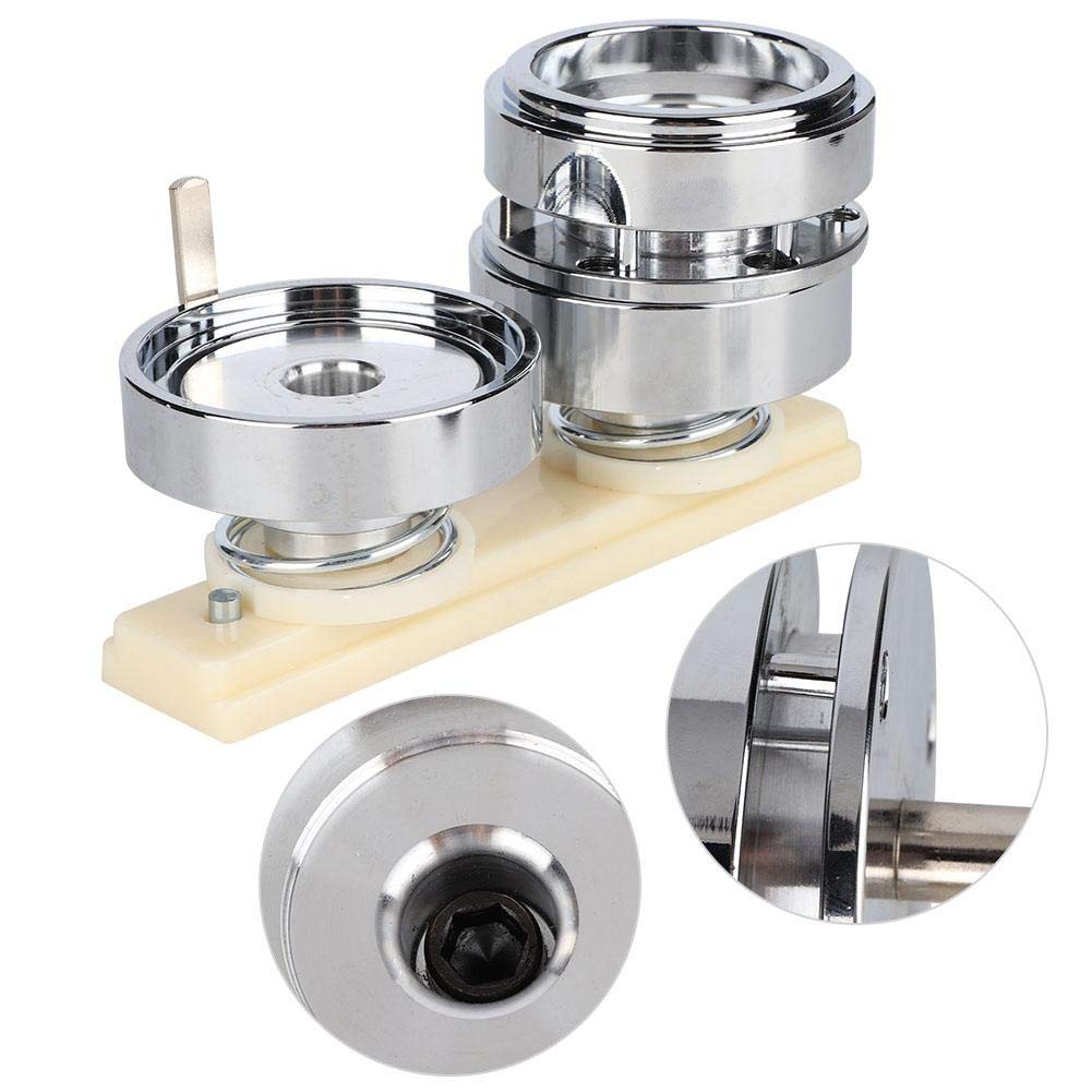 AYBAL Badge Mould, 58mm Pin Making Badge Punching Die Round Button Mould DIY Button Interchangeable Maker Pin Punch Die Badge Press Machine Accessories