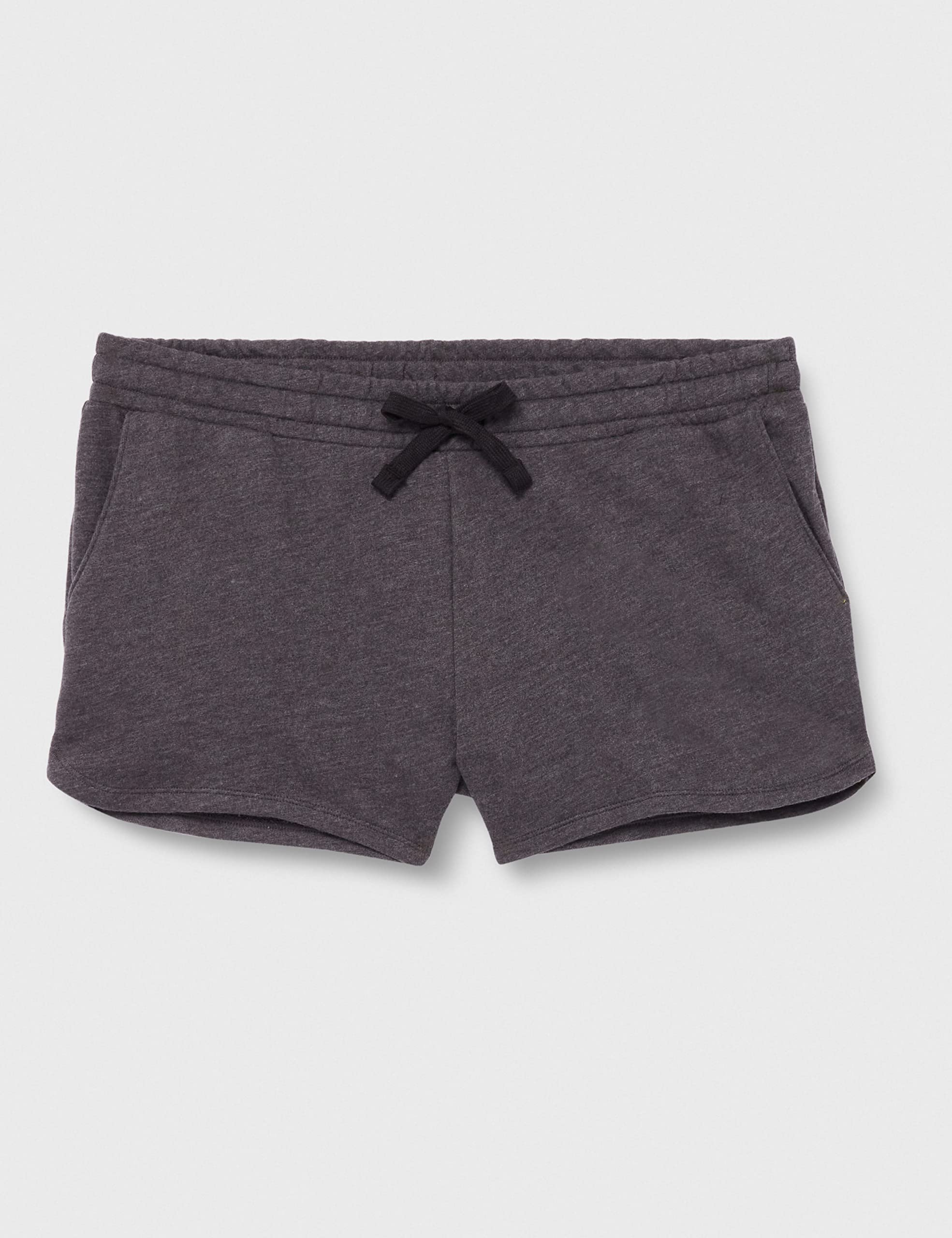 AURIQUE Women's Gym Shorts, Grey Marl, 0
