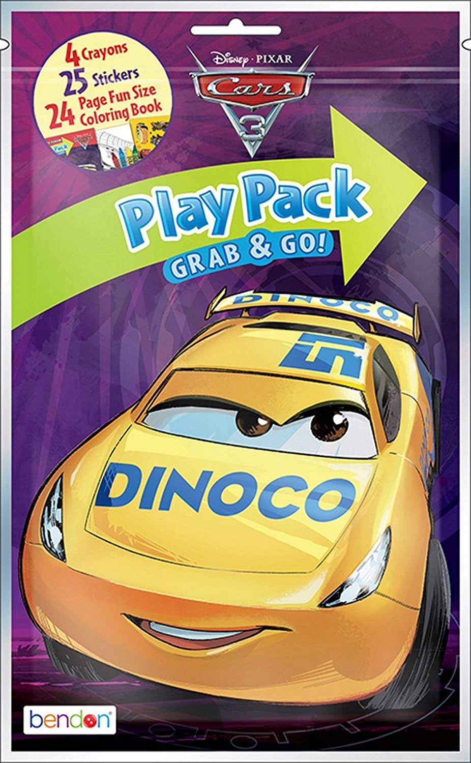 Bundle of 12 Disney Pixar Cars 3 Grab and Go Play Packs