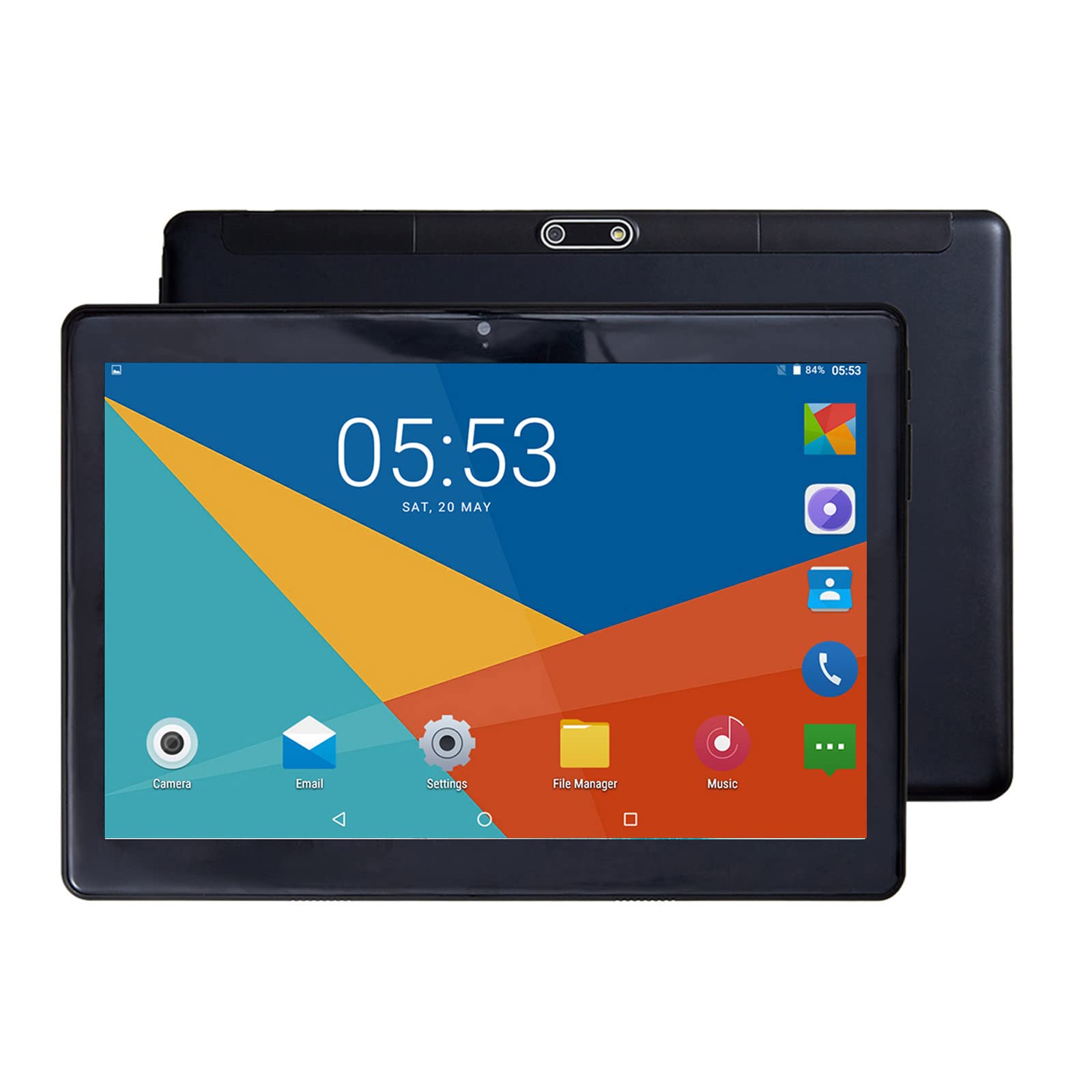 arox Upgraded Android 10.1-Inch Tablet Computer 2+16g 10 Core Ultra-Thin High-Definition Screen Learning Game Video Office Tablet 4500mah Battery Supports Dual Sim Card Voice Call 2023 (Black)