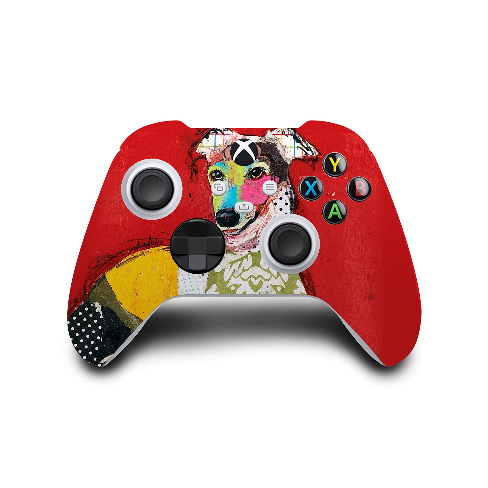Head Case Designs Officially Licensed Michel Keck Greyhound Art Mix Vinyl Sticker Gaming Skin Decal Cover Compatible With Xbox Series S Console and Controller Bundle