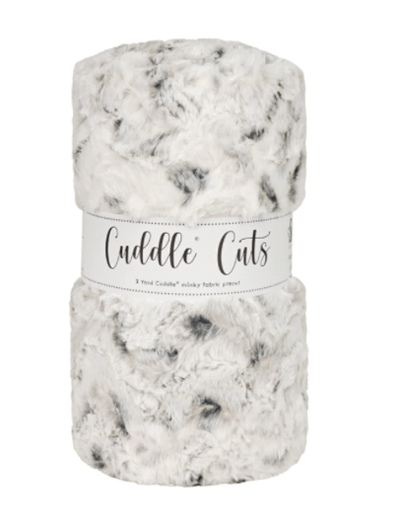 Shannon Fabrics Luxe Cuddle Cut 2Yd-Snowy Owl Alloy, Assorted