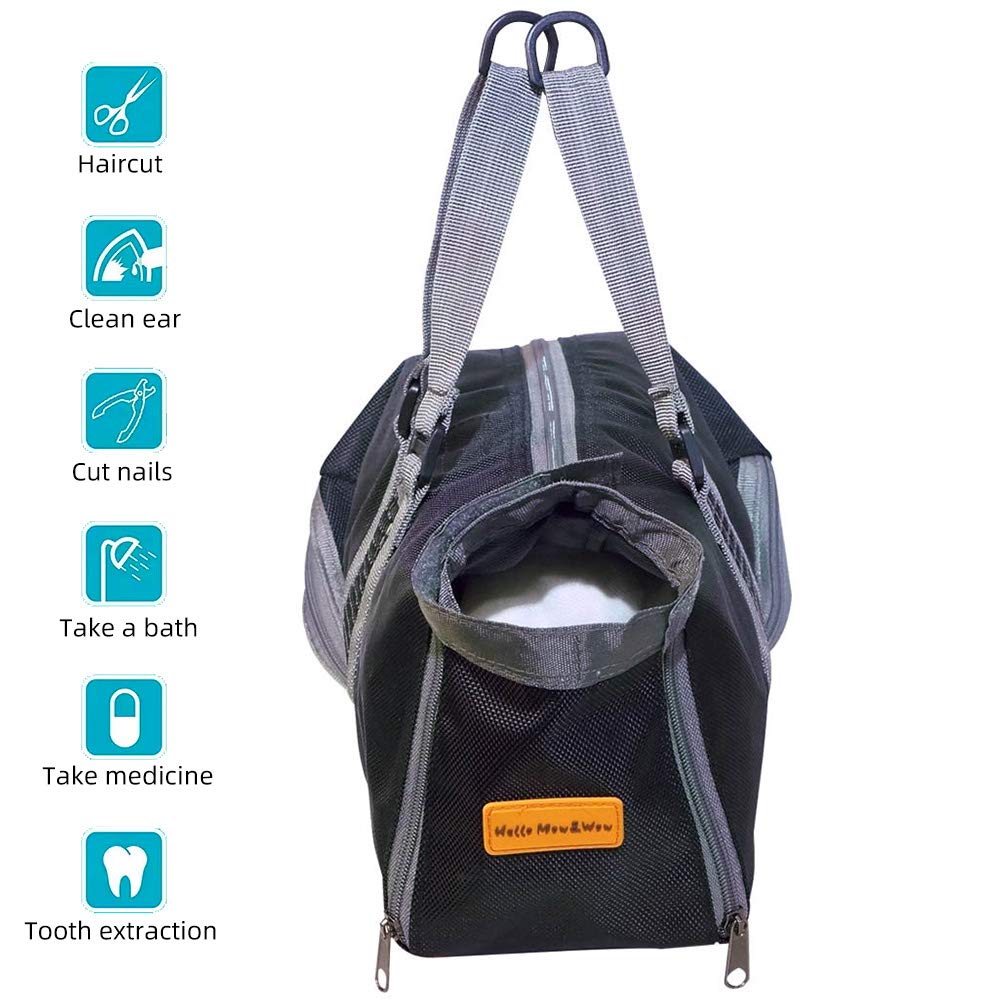 Cinf Cat Nail Clipping Cleaning Grooming Restraint Bag No Scratching Biting for Bathing Nail Trimming Injecting Examining