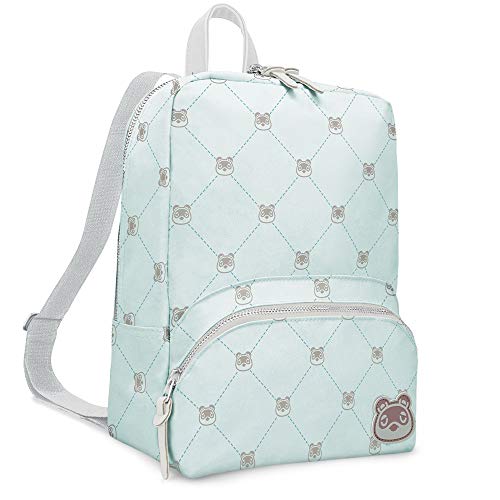 Controller Gear Animal Crossing - Small Backpack Mini Bookbag Travel Bag for Console & Accessories - Tom Nook Quilted