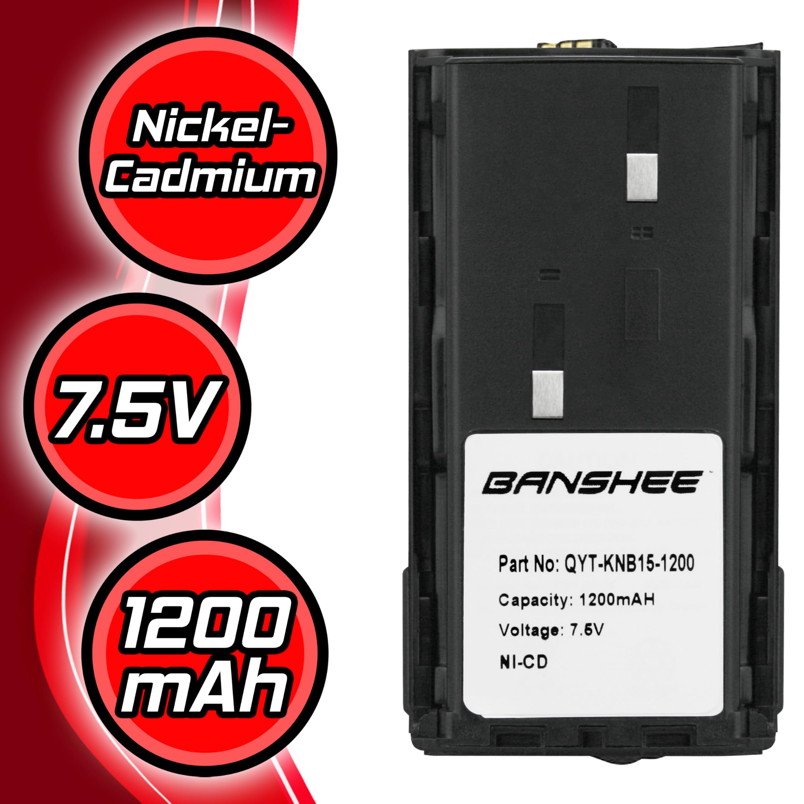KNB-15A Battery for Kenwood TK278 TK388 TK2101 TK3101