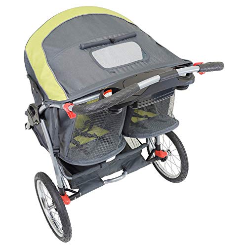 Baby Trend Expedition Double Jogger Stroller, Carbon