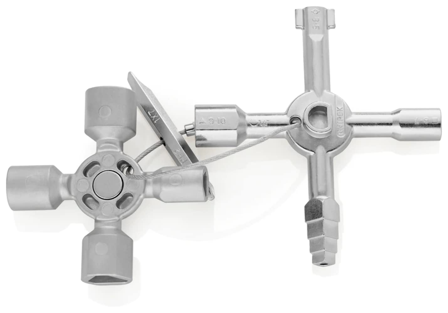 Knipex 00 11 01 TwinKey – for control cabinets, windows and shut-off systems