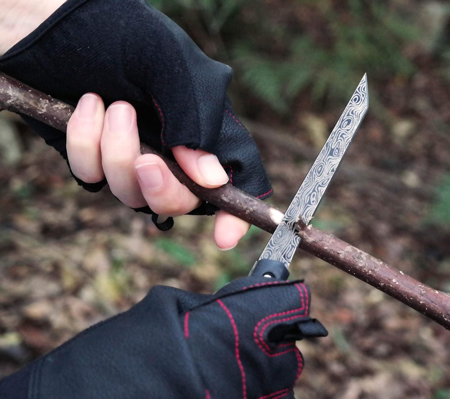 Kitory Pocket Knife, Folding Knife, 3.8 Inches Stainless Steel Blade with Wooden Handle, Whittling, Camping, Hunting, General Use, and Outdoors