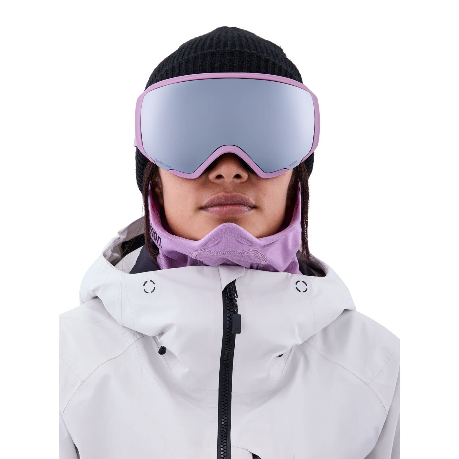 Anon WM1 Goggles + Bonus Lens + MFI® Face Mask, Frame: Purple, Lens: Perceive Sunny Onyx (6% / S4), Spare Lens: Perceive Variable Violet (34% / S2)