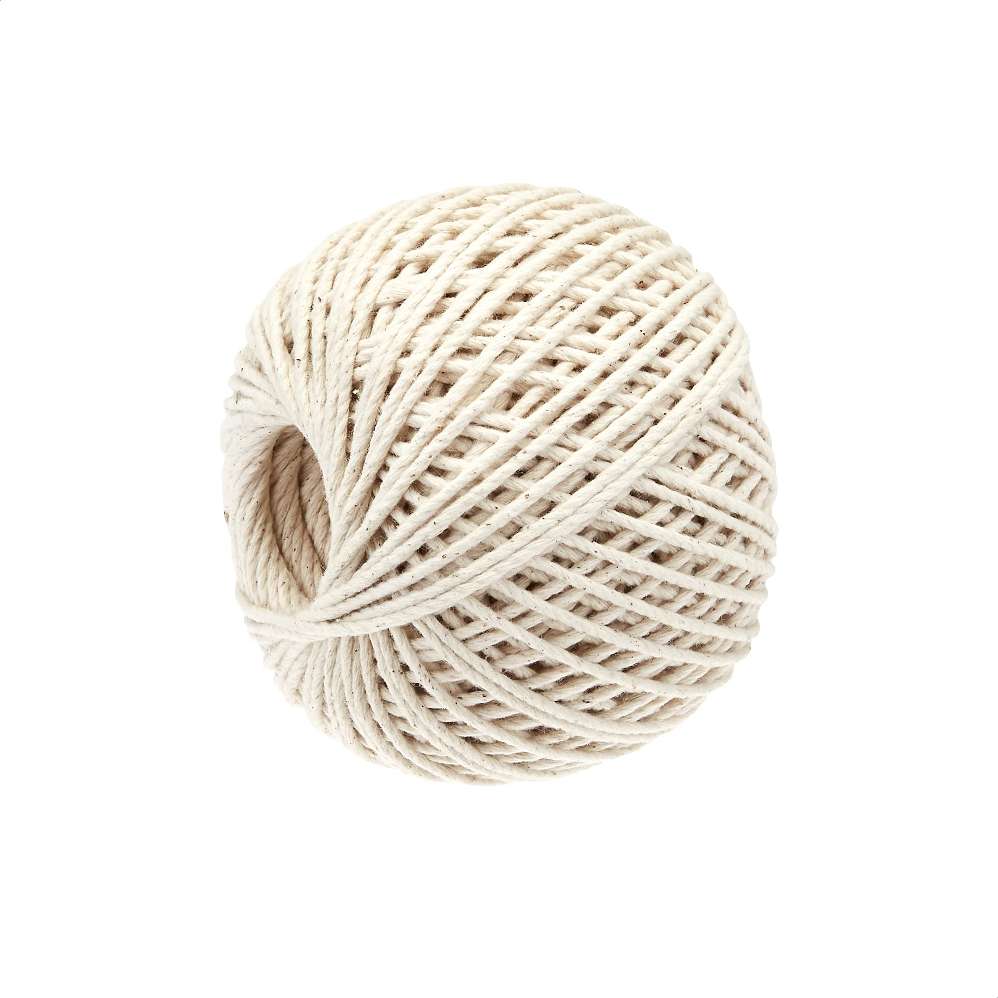 Amazon Basics Cotton Twine - #30 x 300' (2mm x 91m), Natural