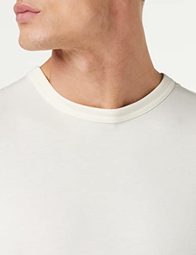 Amazon Aware Men's Organic Cotton Crew Short-Sleeve T-Shirt, Off-white, X-Large