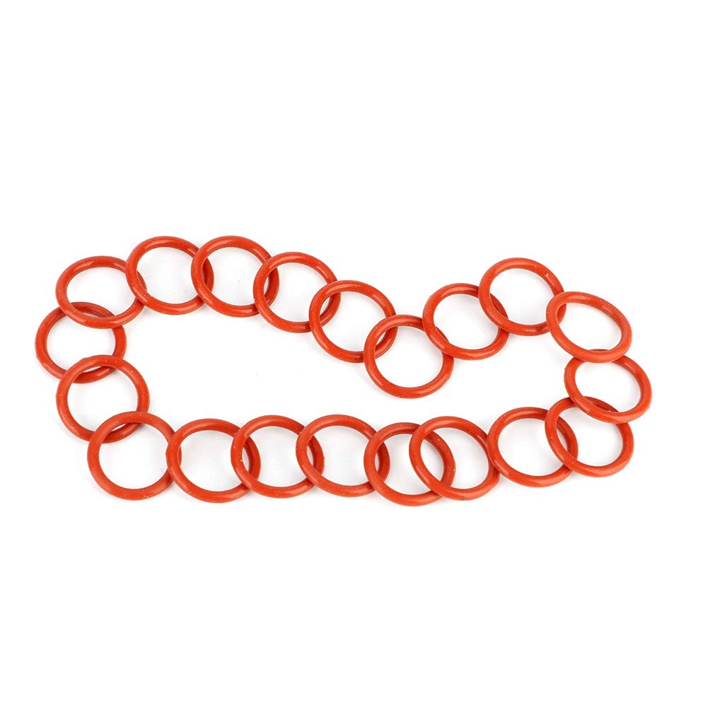Aramox Tube Damper, 20pcs Tube Damper Silicone Rings Fit for 12AX7 12AU7 12AT7 12BH7 EL84