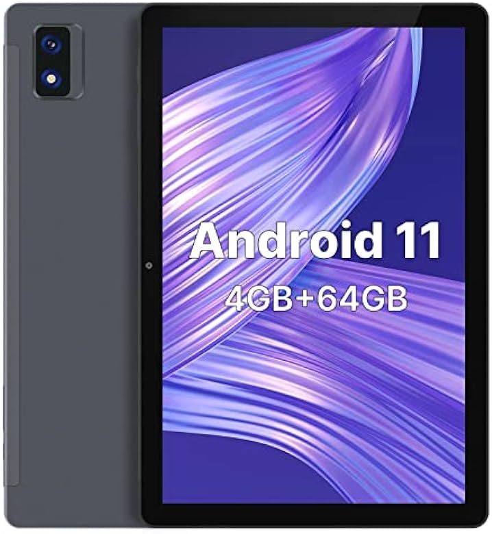 ApoloSign Tablet, 10 Inch Android Tablet, 1920×1200 HD Incell Screen, 4GB RAM + 64GB ROM,5+13MP Dual Camera,Dual Speakers, WiFi, Bluetooth Support, 6000mAh Battery Capacity