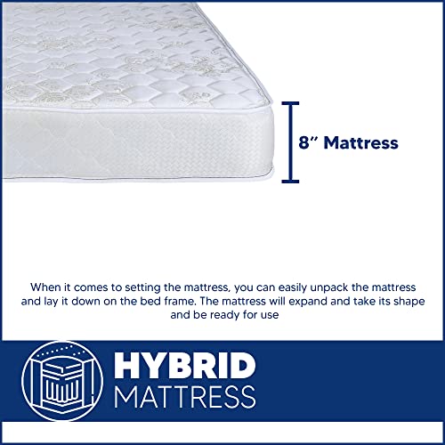 Continental Mattress, 9-Inch Gentle Firm Tight top Innerspring Mattress, Full XL