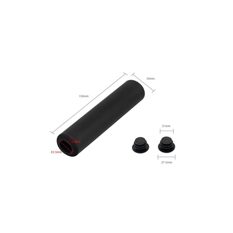 ANASRI TTRS Store Soft Bicycle Handlebar Grips Cover Anti-Slip Sponge Rubber MTB Cuffs Bicycle Accessories Handlebar Grip Lock Bar Outdoor Cycling (Color : Black)