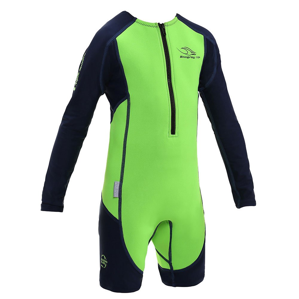 Aqua Sphere Stingray Long Sleeve Wet Suit, Green long sleeve, 4