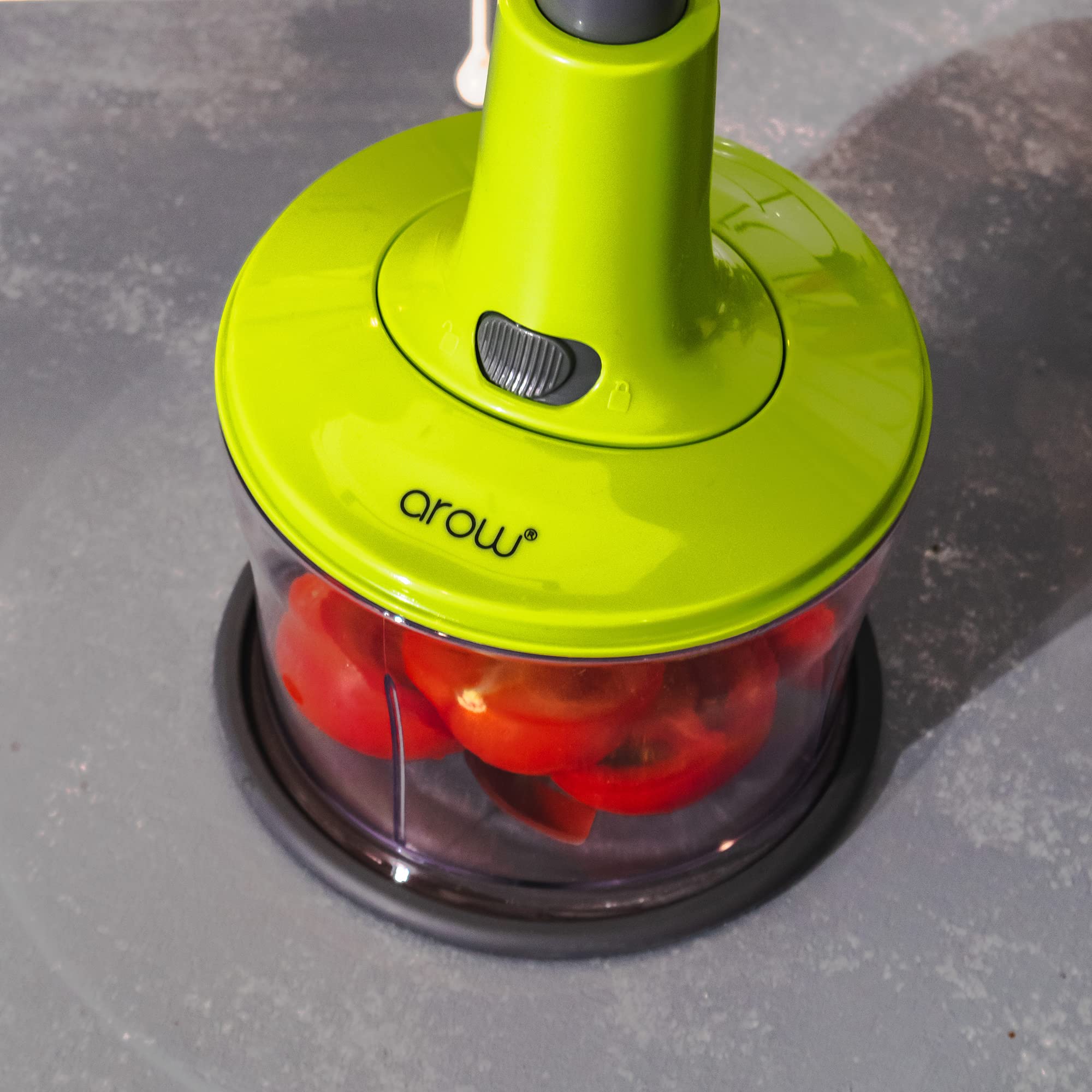 Arow Manual Food Chopper with BPA-Free Easy Clean Container